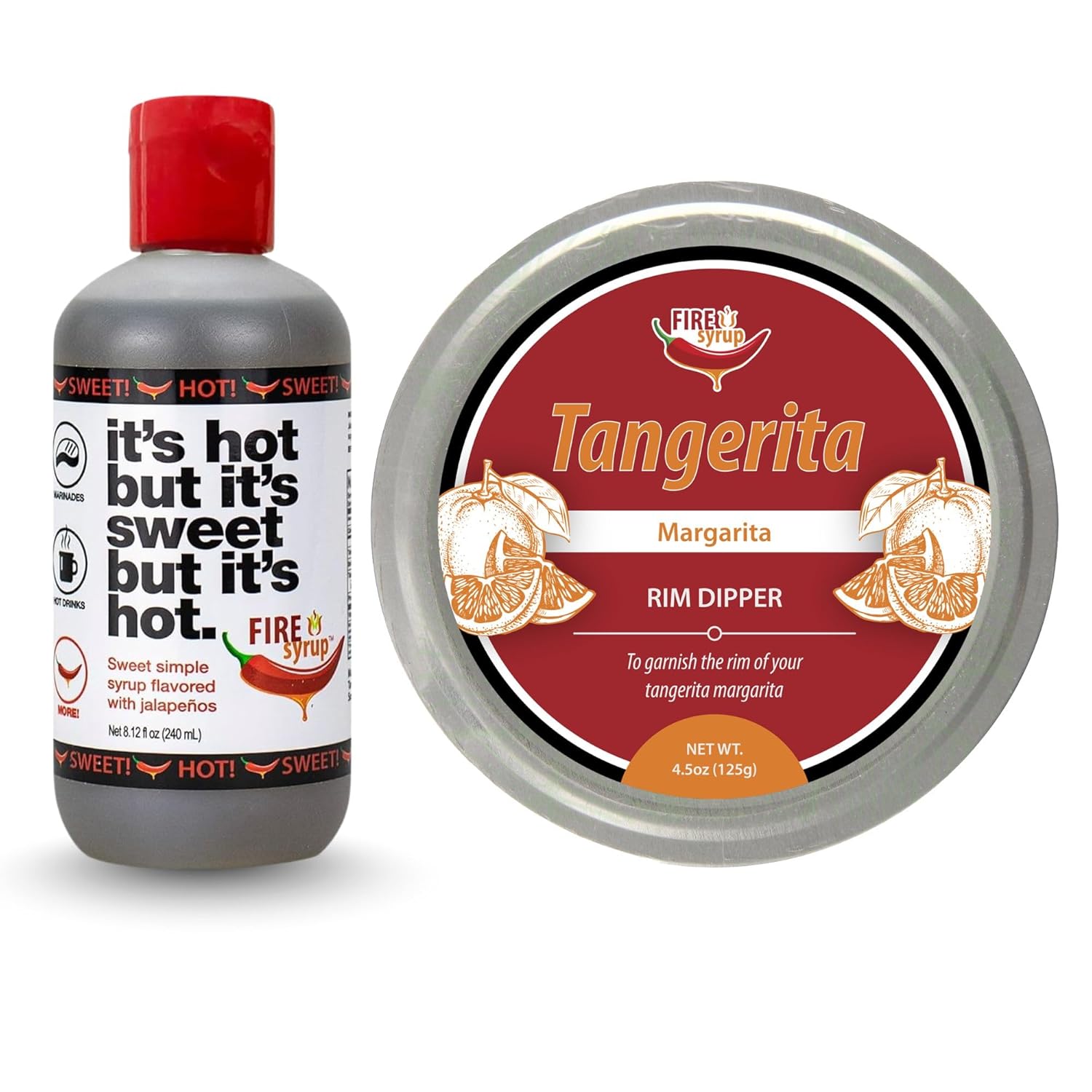 Fire Syrup & Tangerita Margarita Rim Dipper – Patter Fam Foods